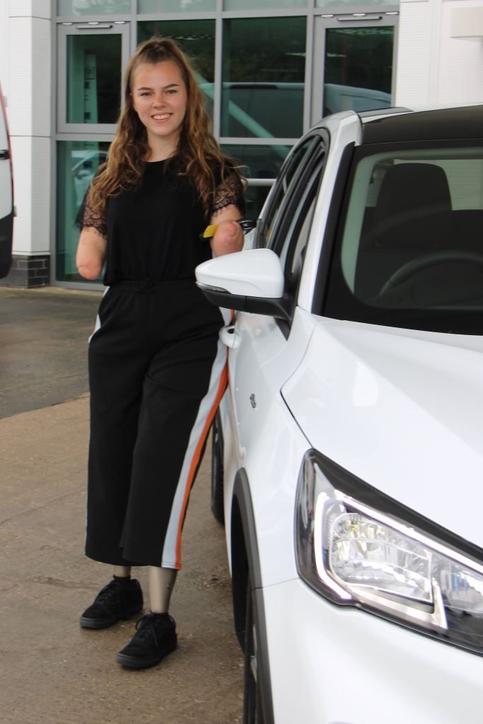 Quadruple Amputee Isabelle Weall | Des Gosling Mobility